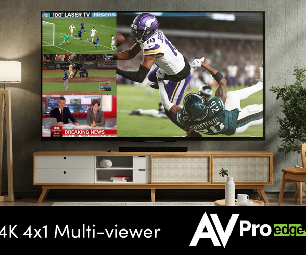 Watch Four Games on One Large Screen with AVPro Edge – AVPro Global