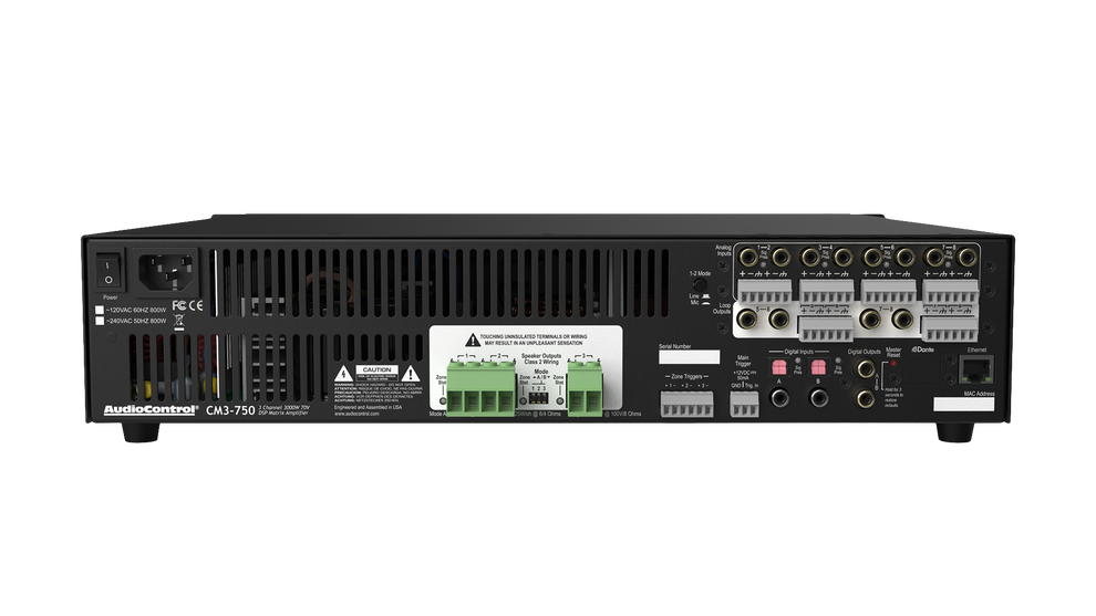 AudioControl - 70-Volt Amplifiers – AVPro Global